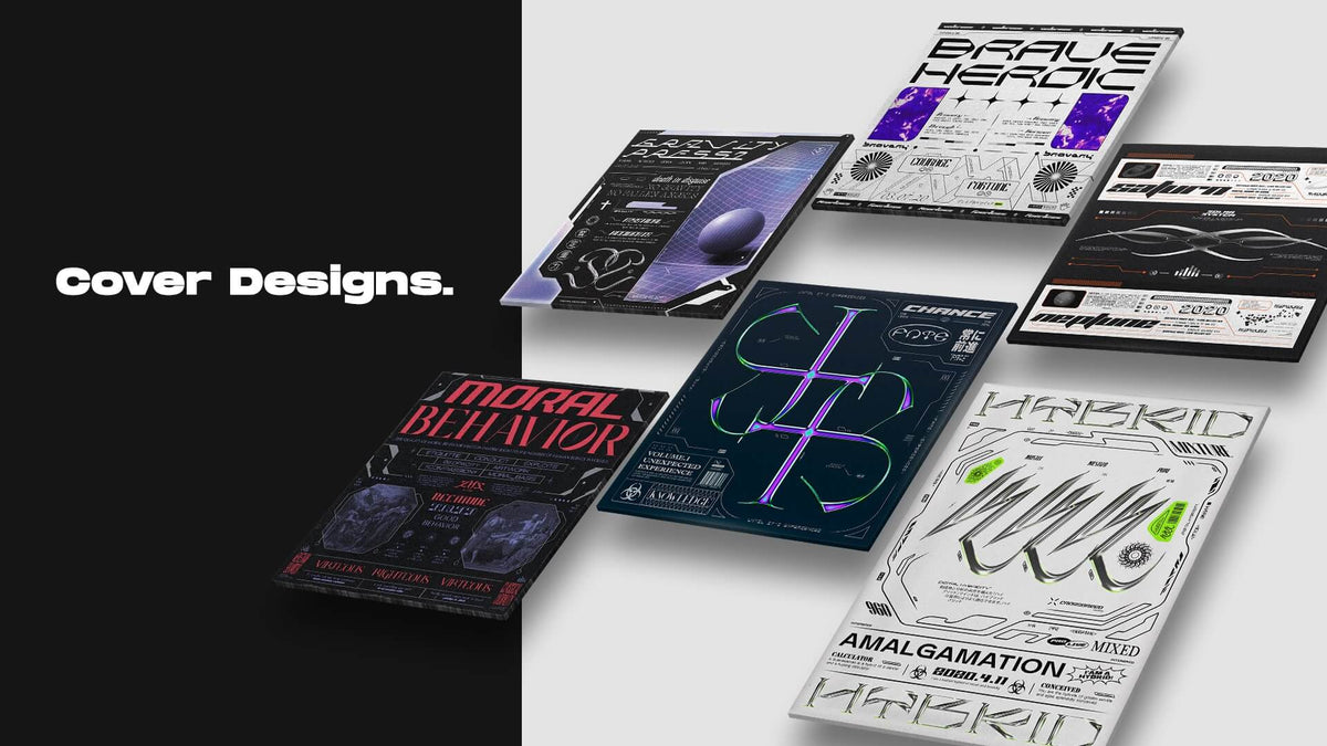 DIGITAL COVER DESIGNS VOL.1 – ⛓👽 EDM TEMPLATES